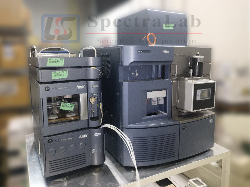 Waters Xevo QTof MS with ACQUITY UPLC System – Spectralab Scientific Inc.