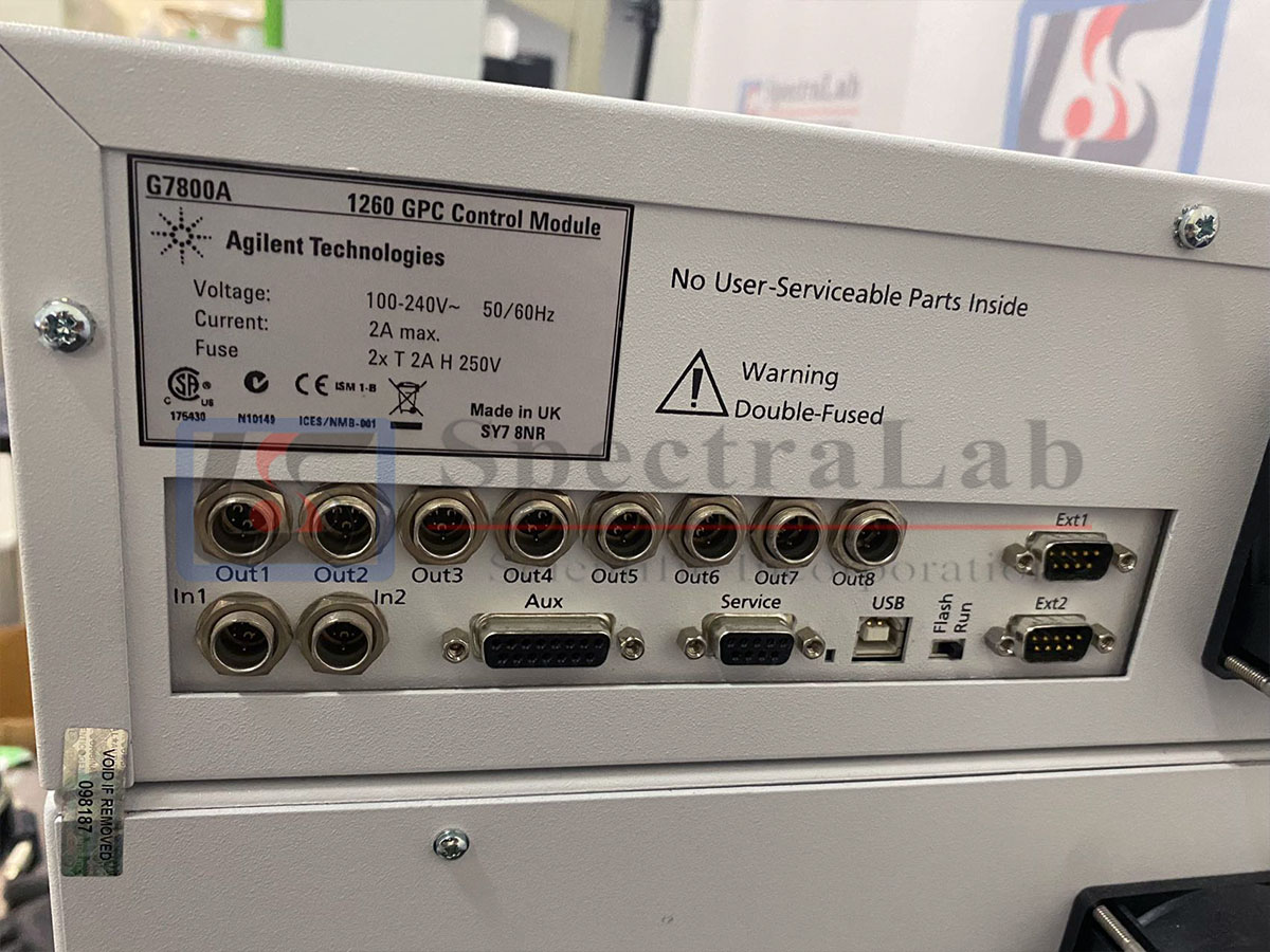 Agilent 1260 Infinity G7800A Multidetector MDS GPC/SEC with RID, Viscometer and Dual Angle LS ...